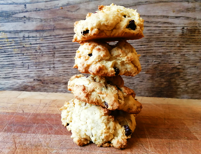Vegan Rock Buns | The Chestnut Candle