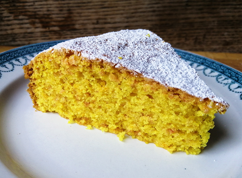 St Clements Cake with Turmeric - The Chestnut Candle