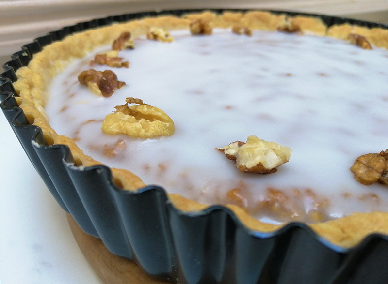 Vegan Walnut Tart - The Chestnut Candle